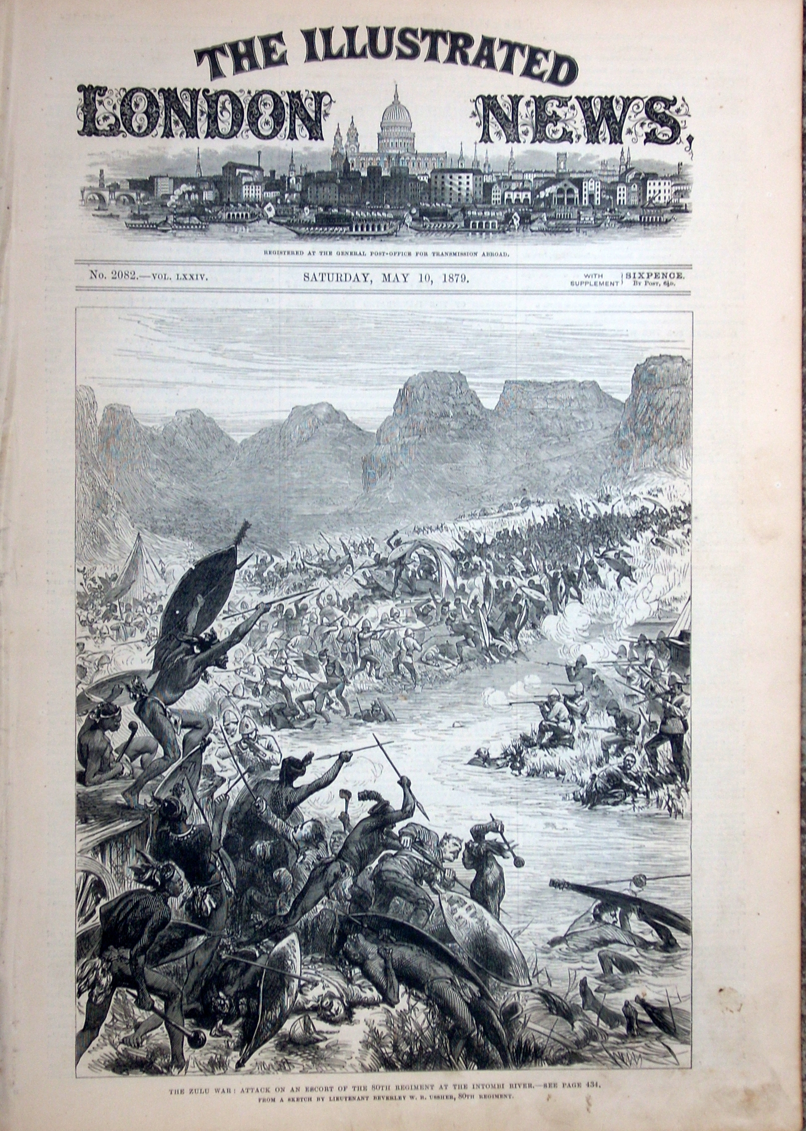 Newspaper The Illustrated London News, 1879 280 x 400mm Saturday, May 10th, 1879, no.2082, vol