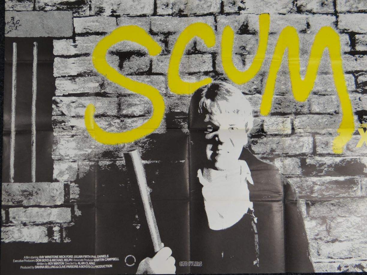 `Scum` British Quad film poster starring Ray Winstone
