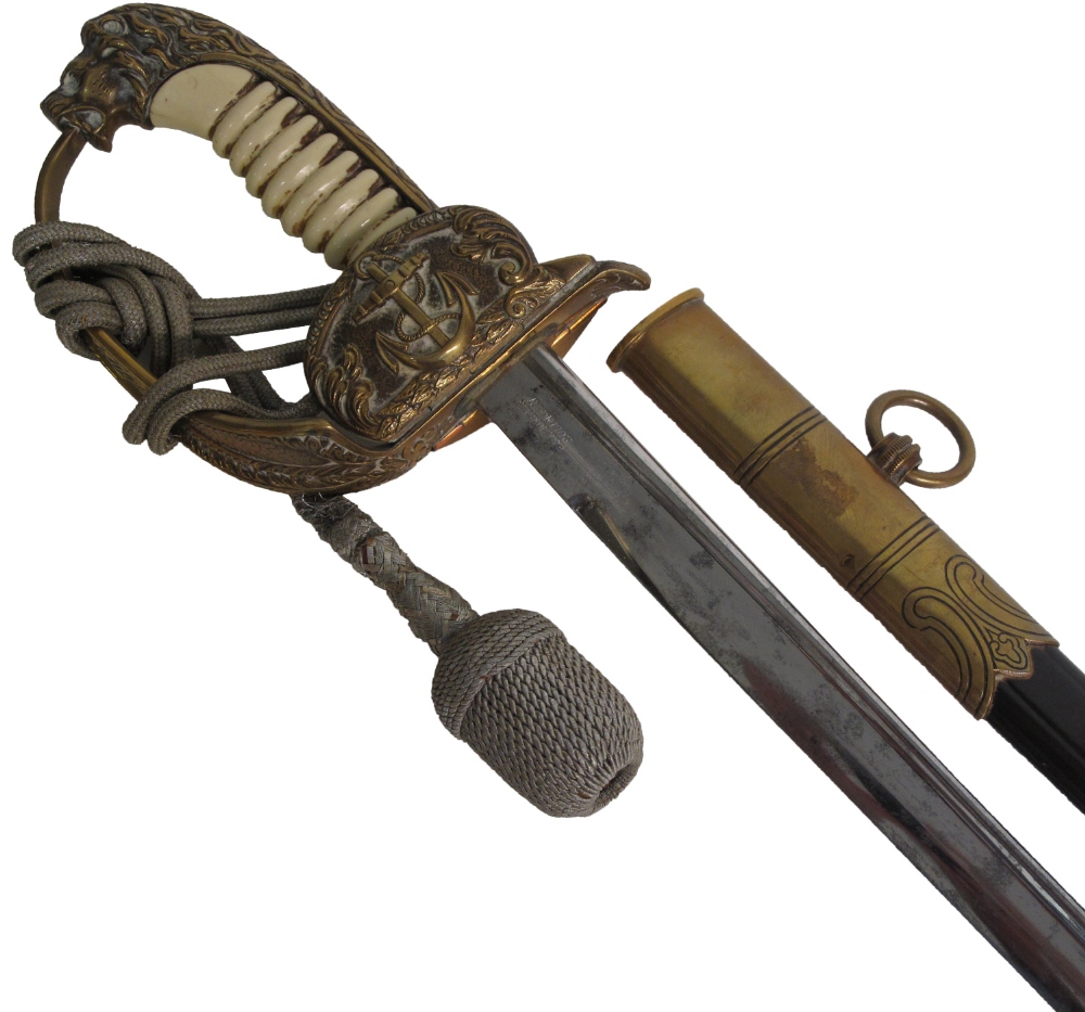 WW2 German Naval Officers Sword Kriegsmarine officers dress sword ...