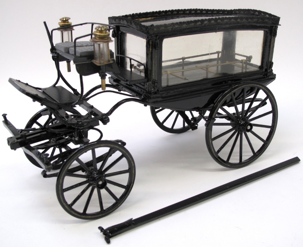 Horse Drawn Hearse Model