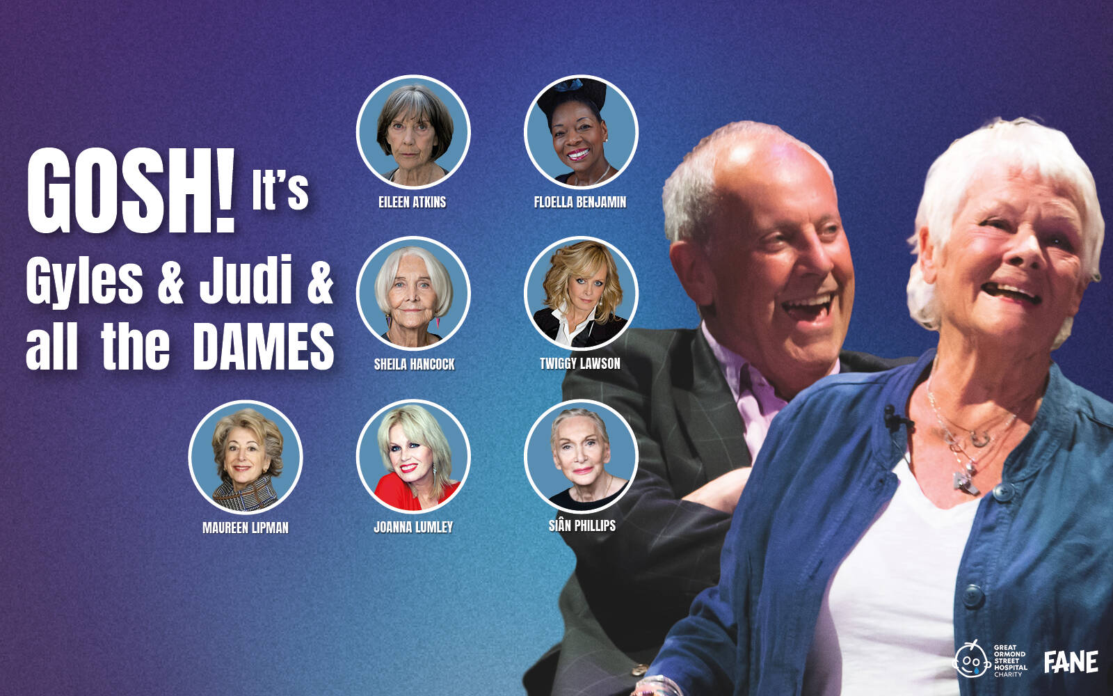 GOSH! It’s Gyles & Judi & all the Dames! Tickets - The London Palladium ...
