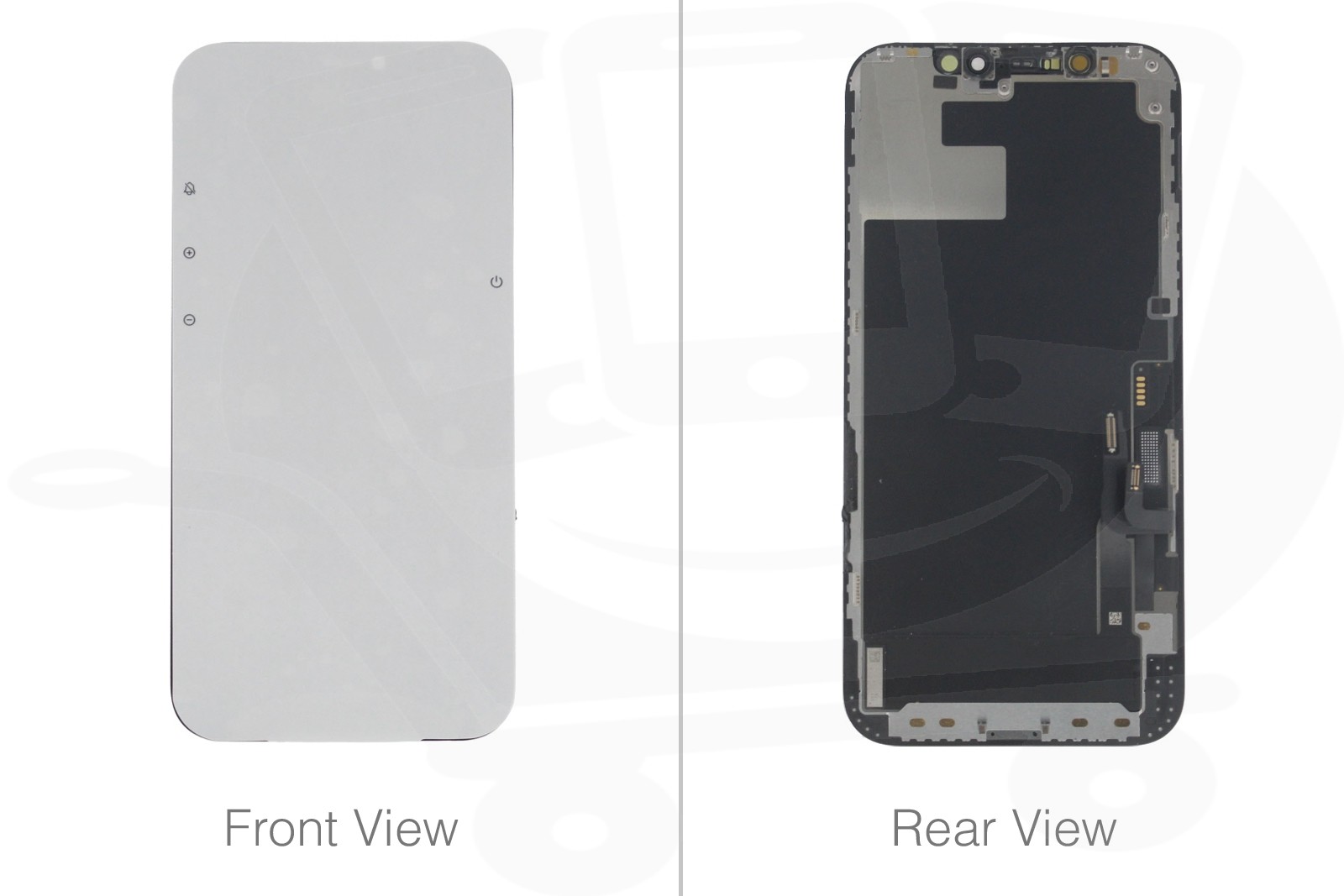 Official Apple iPhone 12 & 12 Pro Black LCD Screen & Digitizer No Touch ...