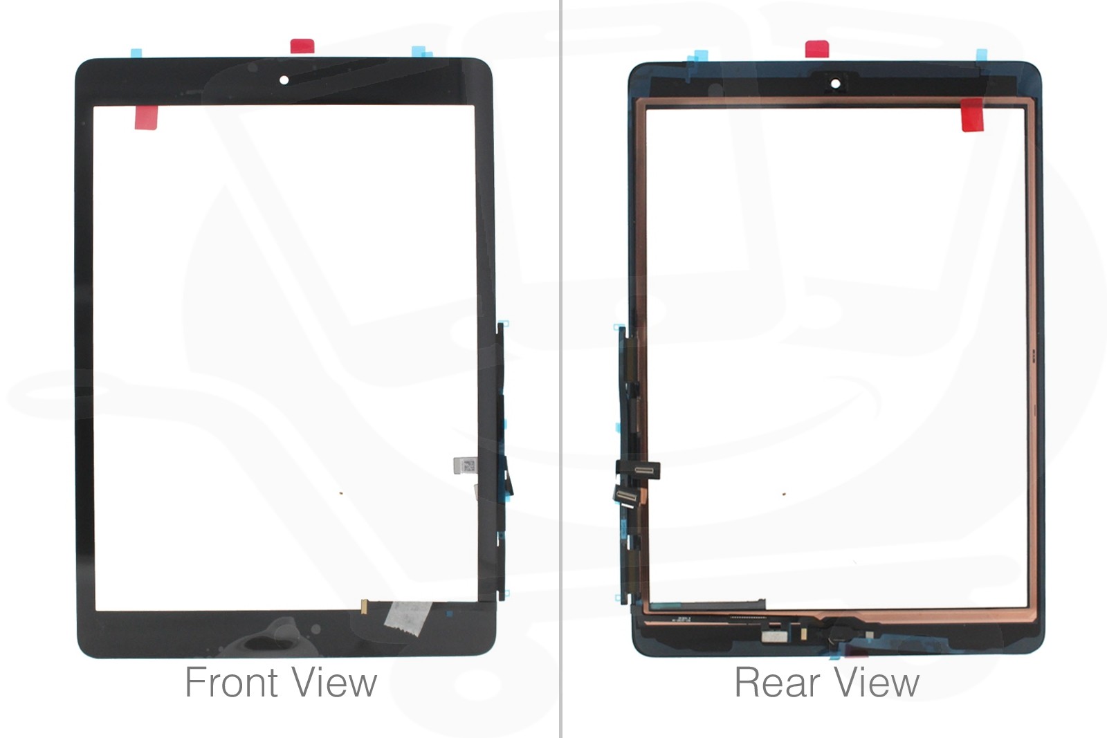 Official Apple iPad 10.2 9th Gen (2021) A2603, A2604 Black Digitizer ...