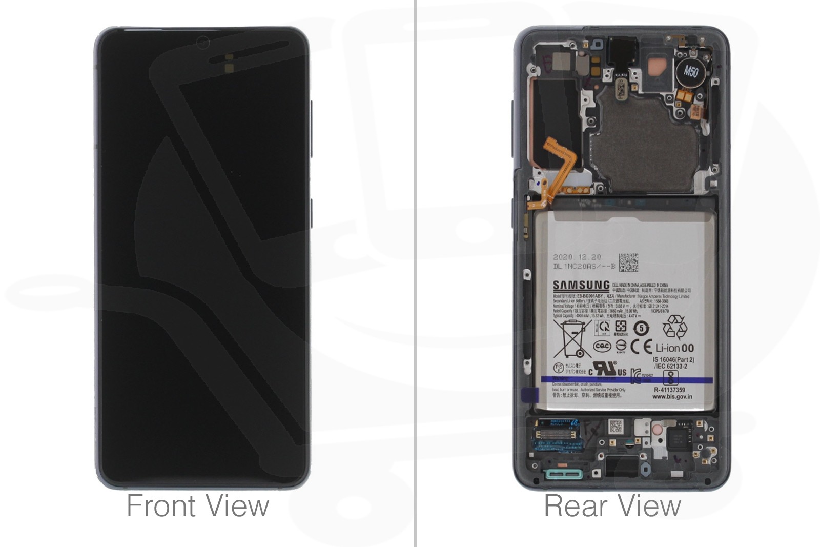 Official Samsung Galaxy S21 5G SM-G991 Phantom Grey LCD Screen ...