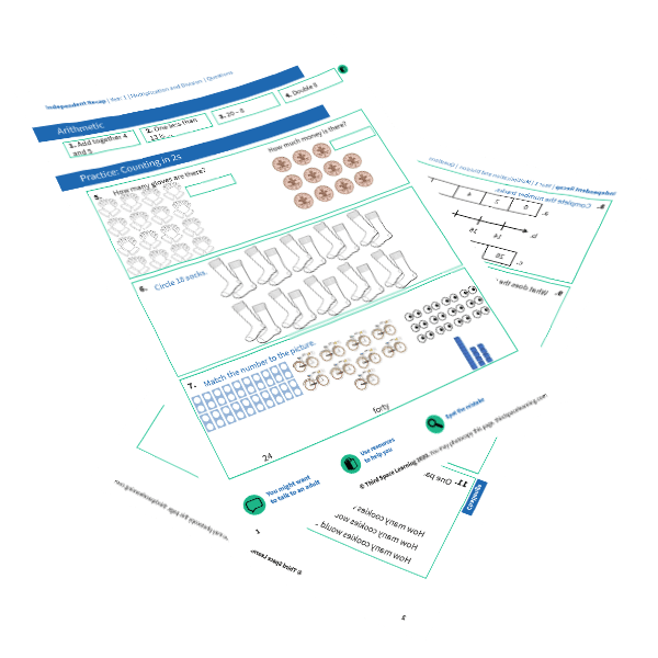 Year 1 Counting in 2s Worksheet - Independent Recap (Week 7 ...