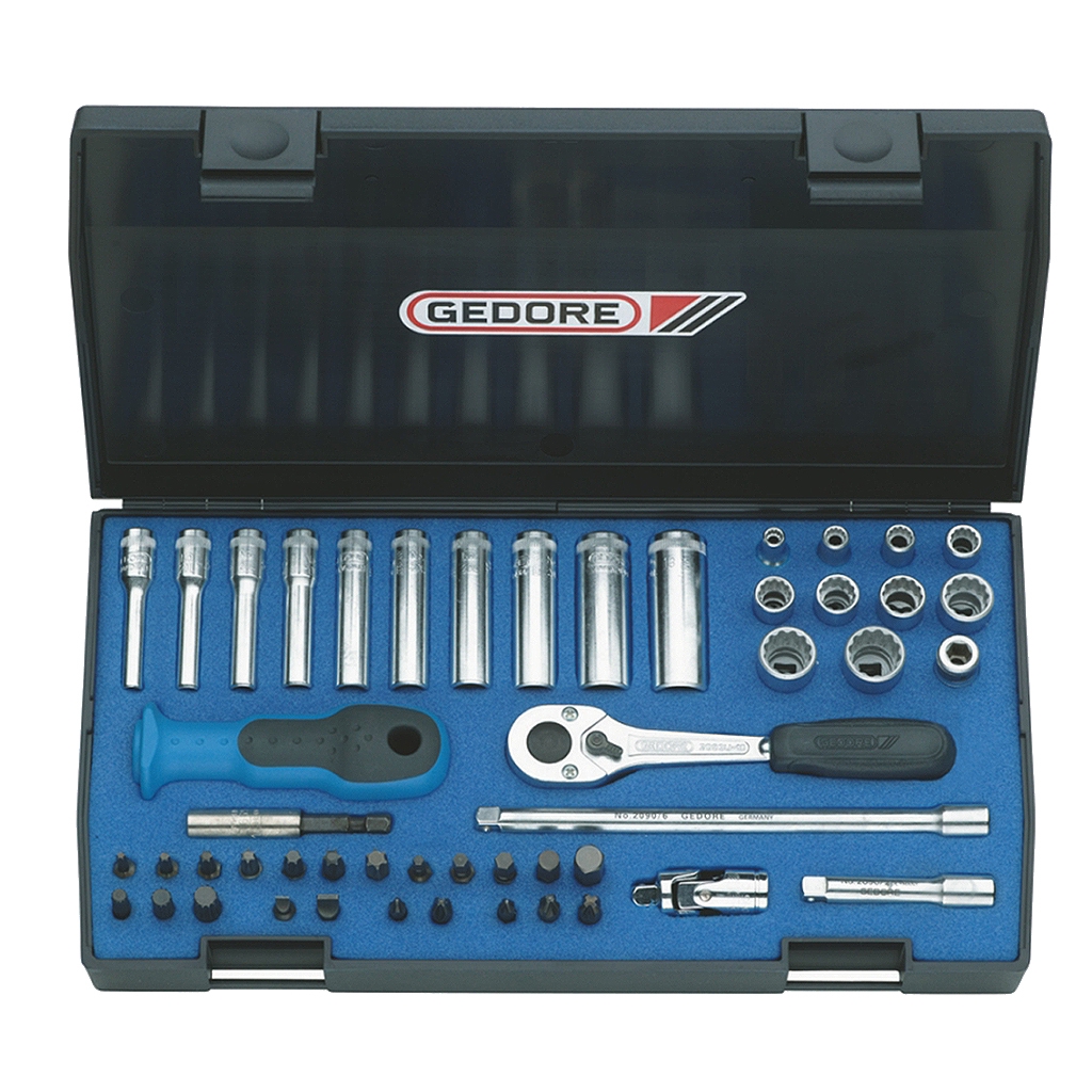 Gedore 20 LMU-10 Dopsleutelset 1/4" 49-delig - lasaulec.nl - Technische ...