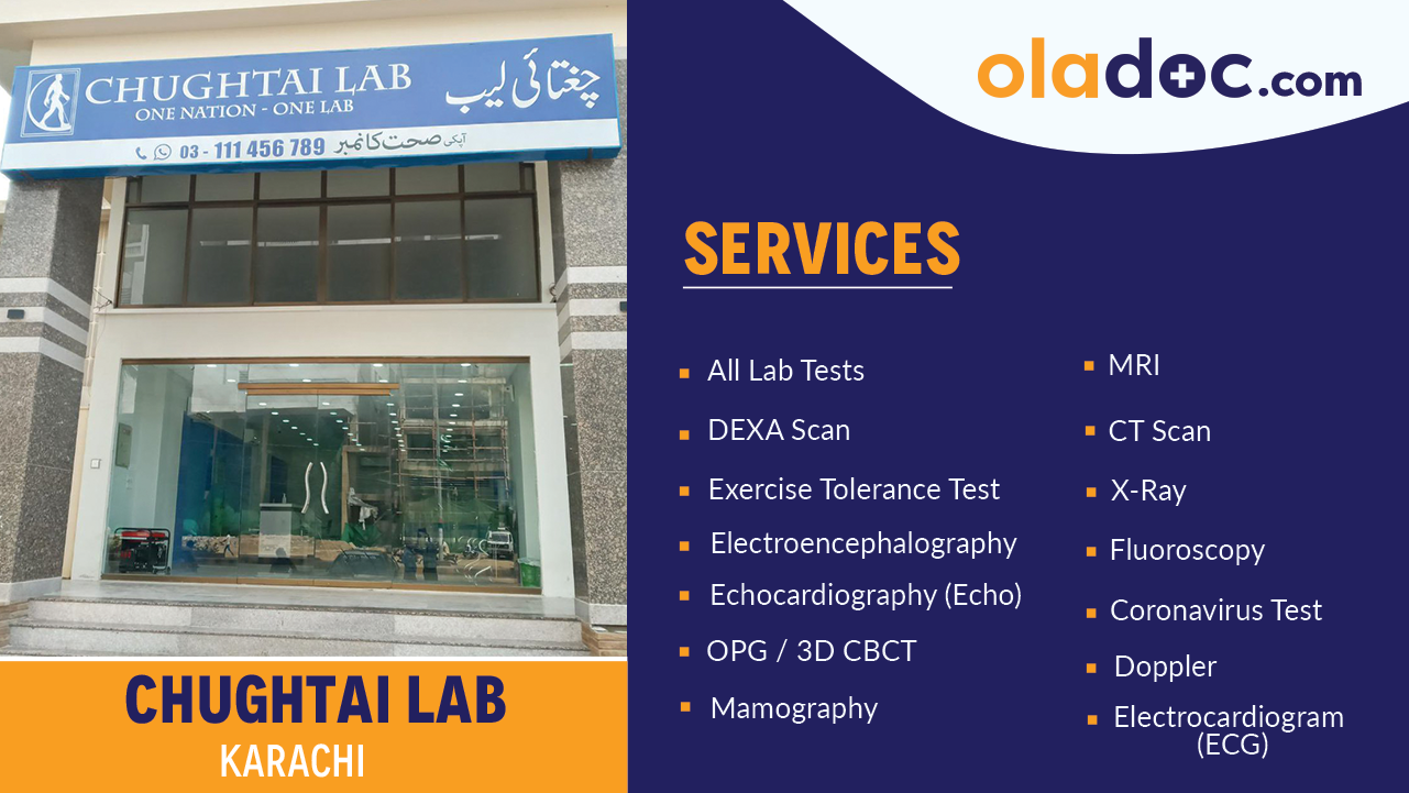 Chughtai Lab, Karachi (10% DISCOUNT) - Pathology Lab at Chughtai Lab ...