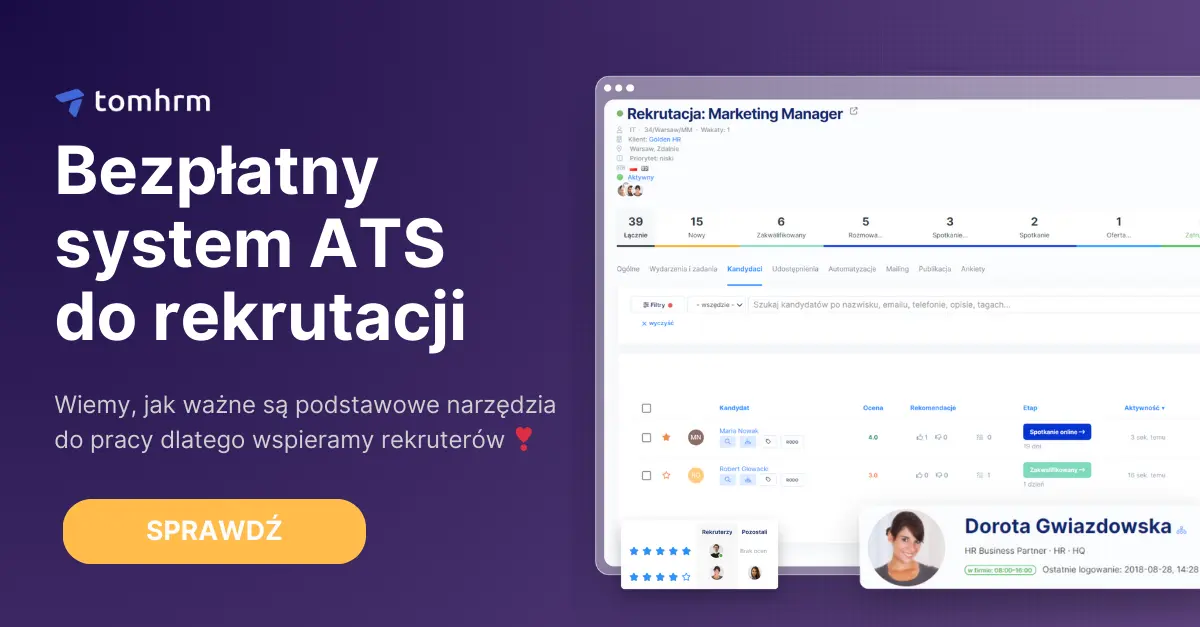 Co to jest system ATS do rekrutacji? - tomHRM