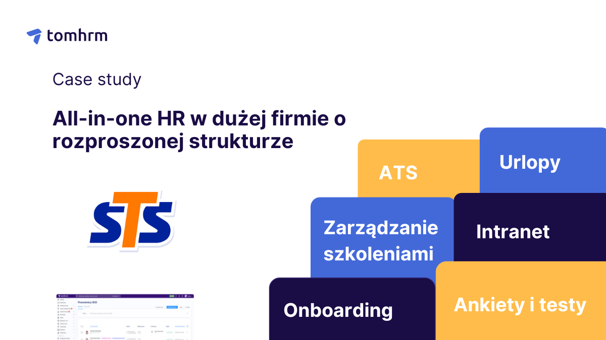 Case study ATS tomHRM w firmie STS