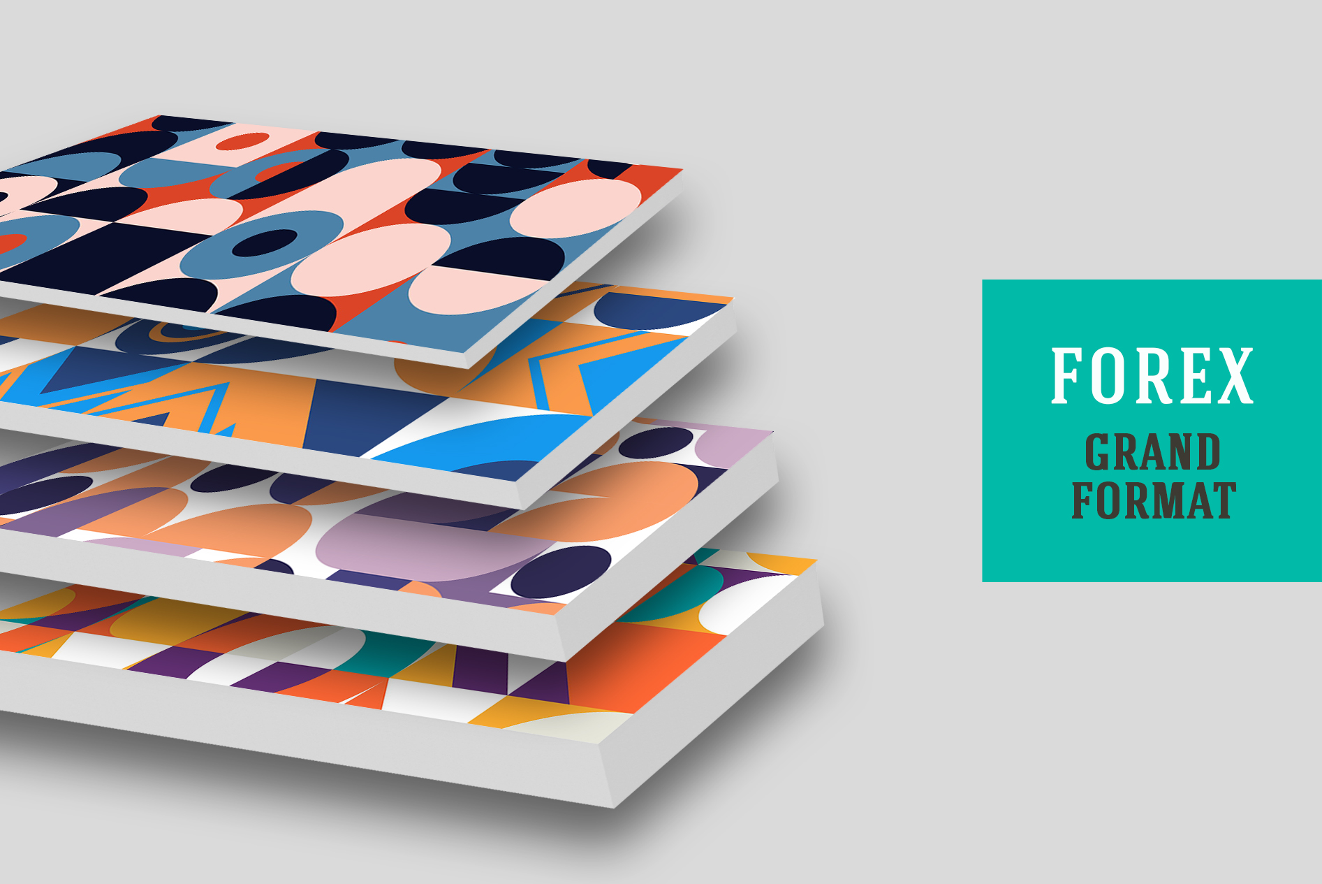 Panneau PVC Forex grand format extérieur