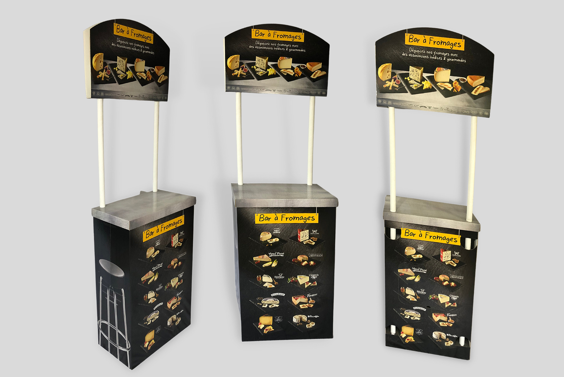 PLV stand de dégustation