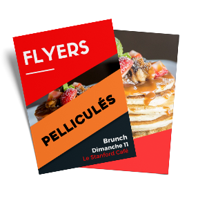 Flyers pelliculés - Tous formats
