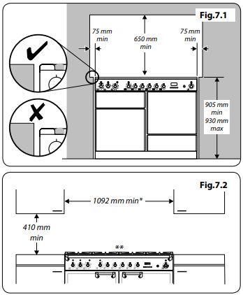 Rangemaster CDL110DFFRP/C 110cm Dual Fuel Range Cooker Classic Deluxe ...