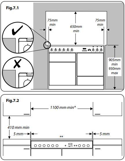 Rangemaster CLA110NGFCR/C 110cm Gas Range Cooker Classic Cream / Chrome ...