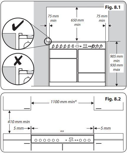 Rangemaster CLA110DFFCR/C 110cm Dual Fuel Range Cooker Classic Cream ...