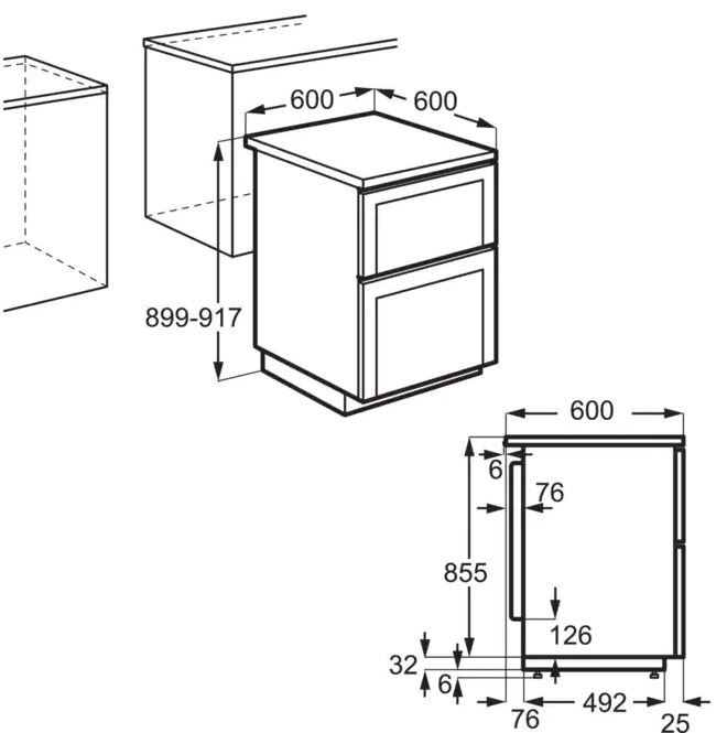 Zanussi ZCG63260WE Gas Cooker with Double Oven | Marks Electrical