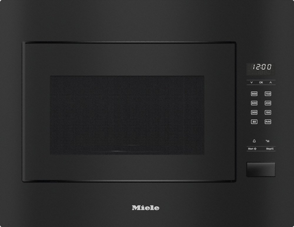 Miele ContourLine M2240SC Obsidian Black Built-In Microwave (11093910 ...