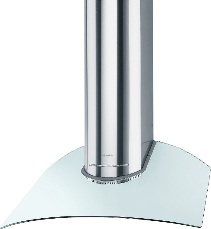 Miele DA 249-2 EXT ALU 90cm Chimney Hood in Curved Glass & Aluminium