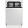 Beko DIS15020 Fully Integrated Slimline Dishwasher, 10 Place Settings ...