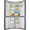 Samsung RF48A401EB4 Series 8 American Fridge Freezer, Gentle Black Matt ...