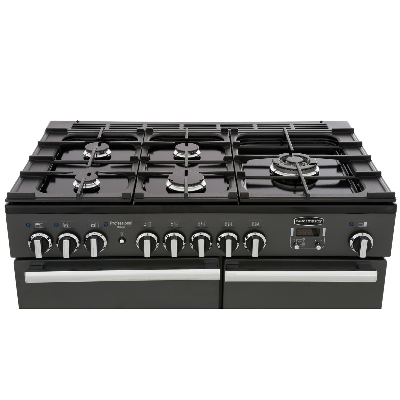 Rangemaster Professional Deluxe PDL100DFFSL/C 100cm Dual Fuel Range ...