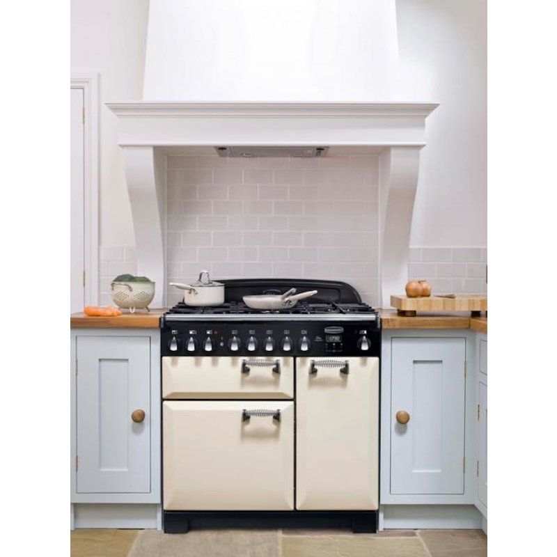 Rangemaster ELA90EICY 90cm Induction Range Cooker Elan Deluxe Cranberry ...