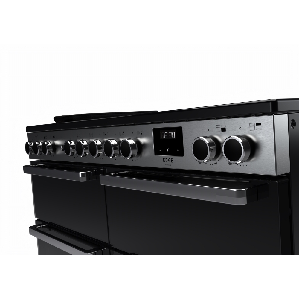 Rangemaster EDDLB110EIGBLK/CM1 110cm Induction Range Cooker Edge Deluxe ...