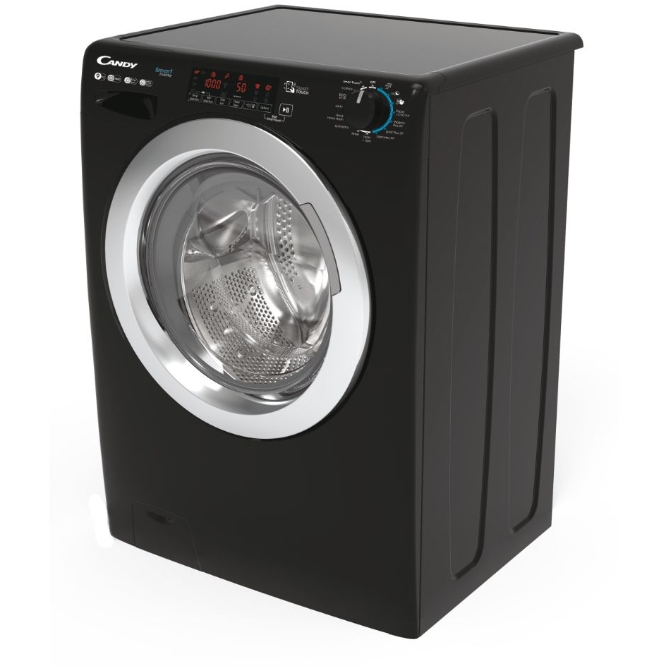 Candy CSS69TWMCBE/1-80 Washing Machine, 9kg, 1600 Spin, Black, A Rated ...