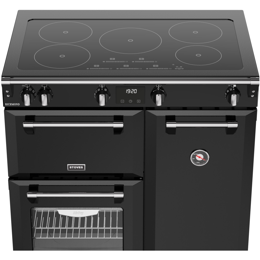 Stoves Richmond 90Ei TCH 90cm Induction Range Cooker, Black, A Rated ...
