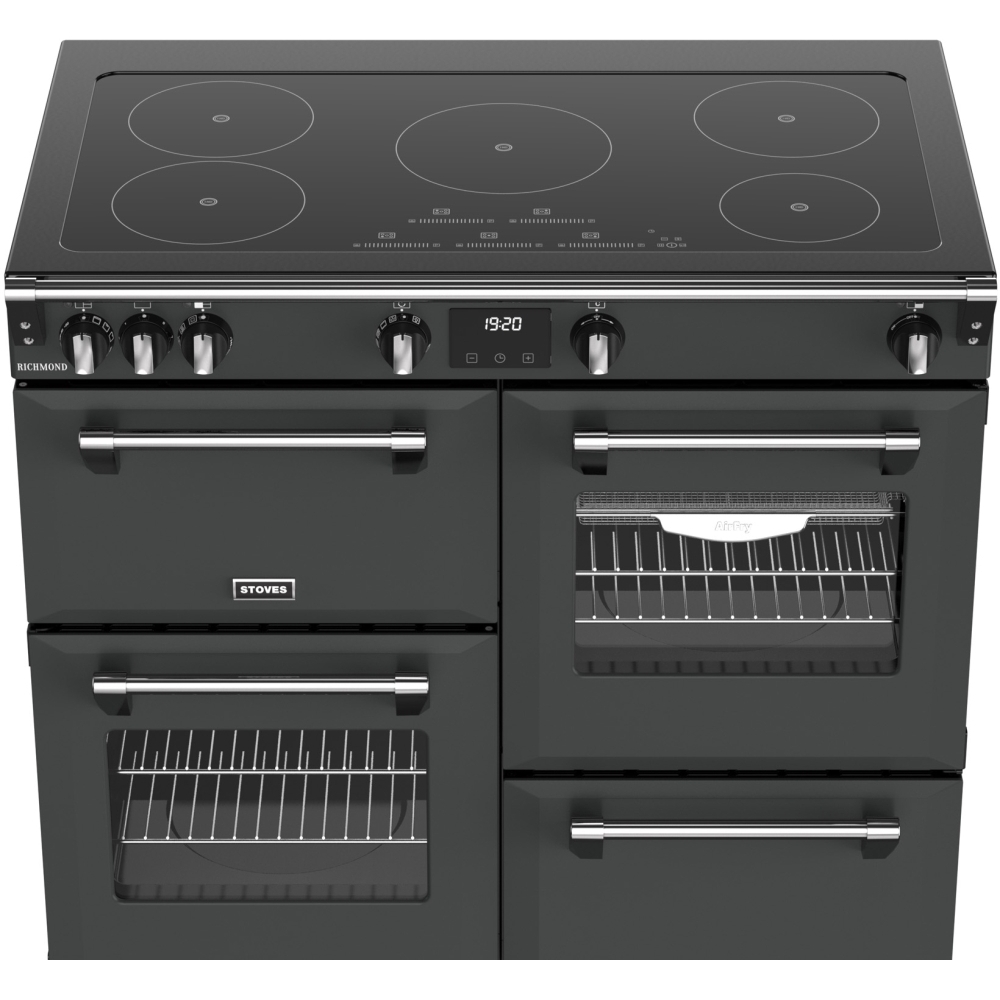 Stoves RCA RICH 100Ei TCH AN 100cm Induction Range Cooker, Grey, A ...