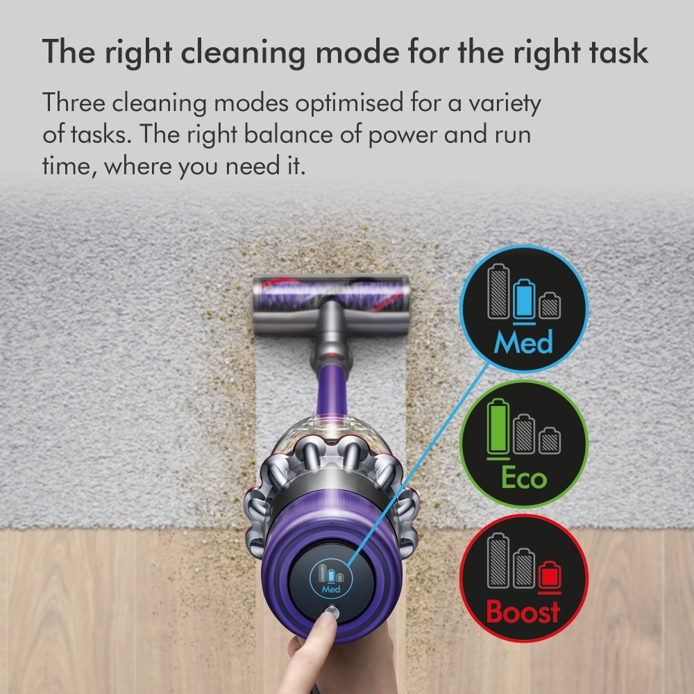 Dyson V11 Advance Cordless Stick Vacuum Cleaner, Nickel and Purple (479332-01) | Marks Electrical