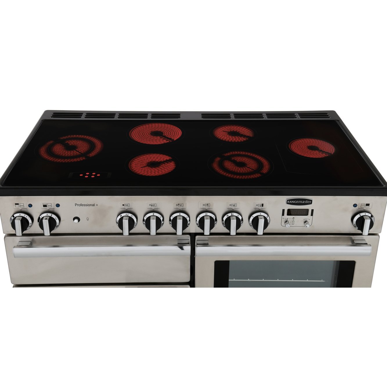 Rangemaster Professional Plus PROP110ECSS/C 110cm Ceramic Range Cooker ...