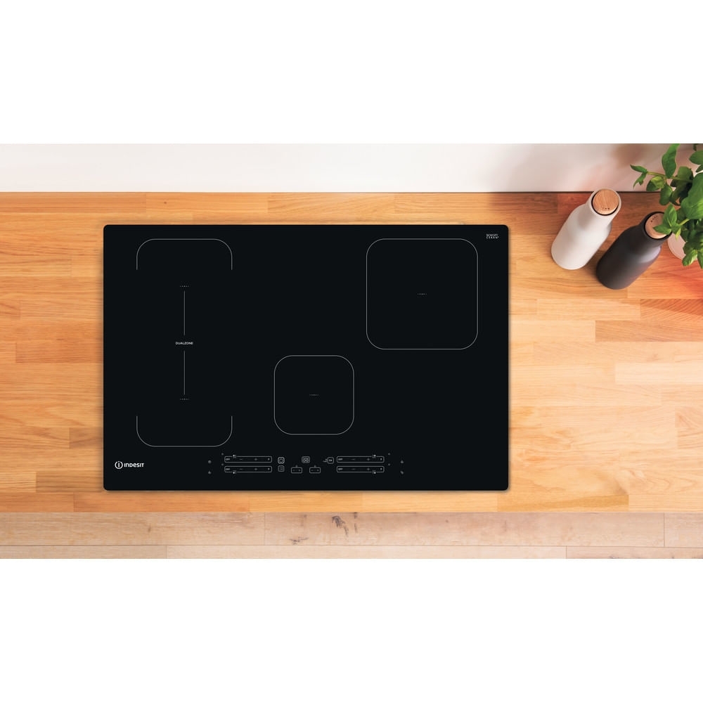 Indesit IB21B77NE 77cm Induction Hob, Black (869991592370) | Marks ...
