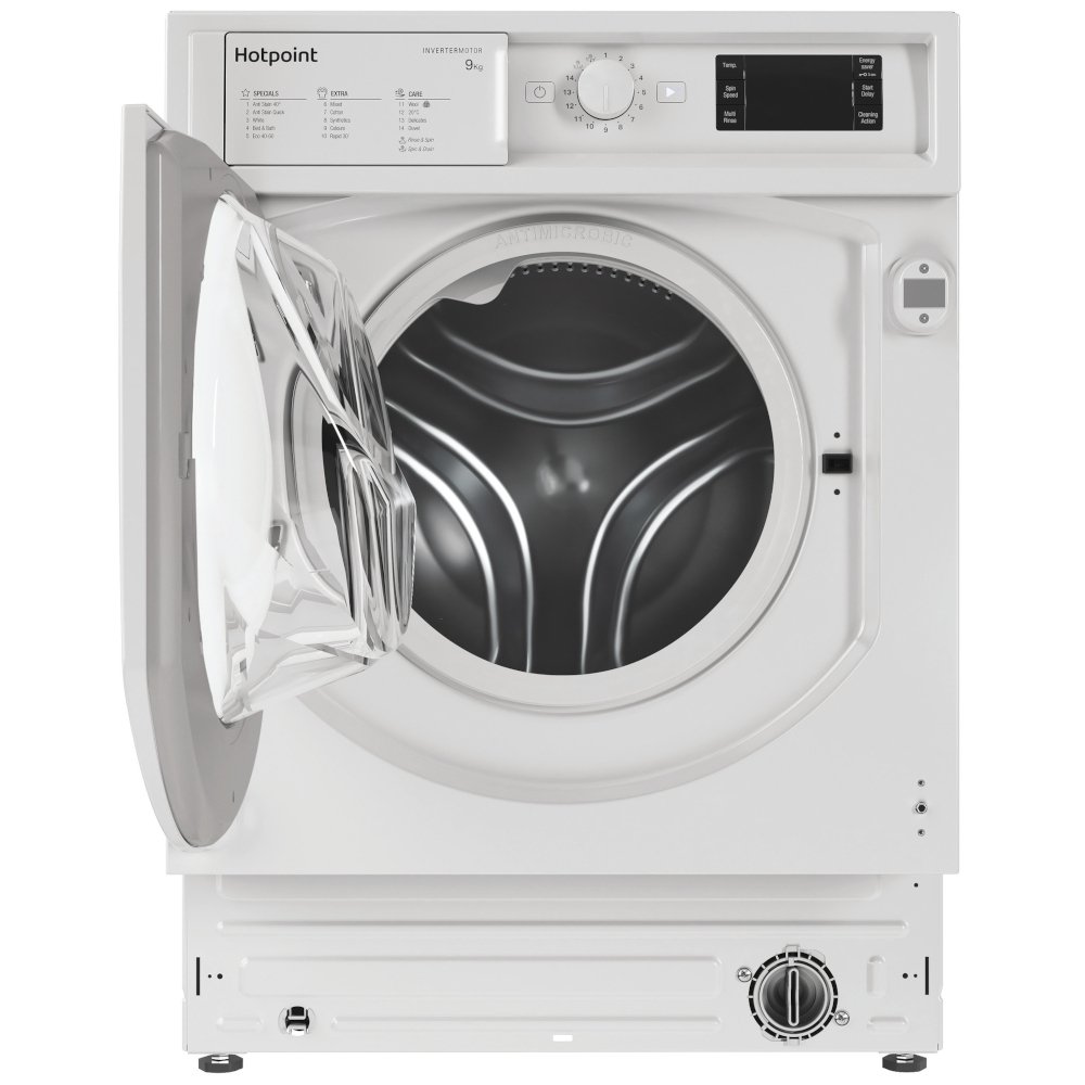 Hotpoint BIWMHG91485UK Integrated Washing Machine, 9kg, 1400 Spin ...