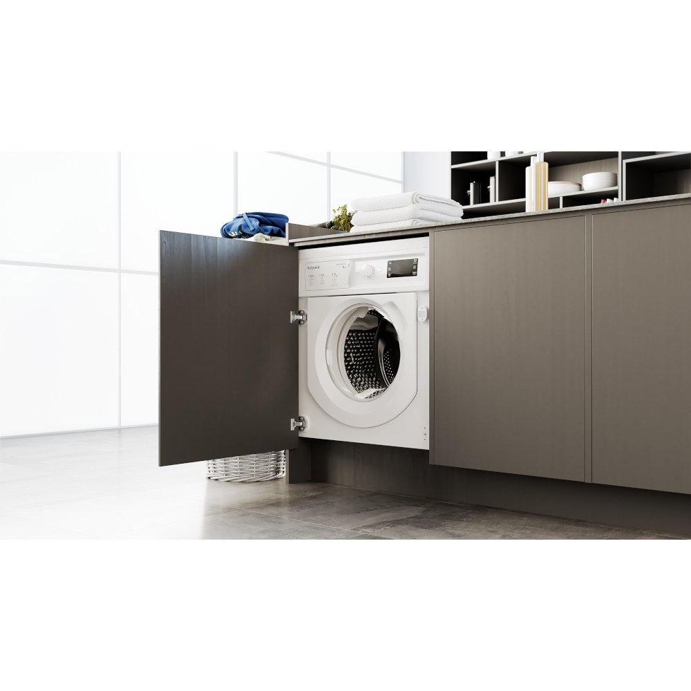 Hotpoint BIWMHG91485UK Integrated Washing Machine, 9kg, 1400 Spin ...