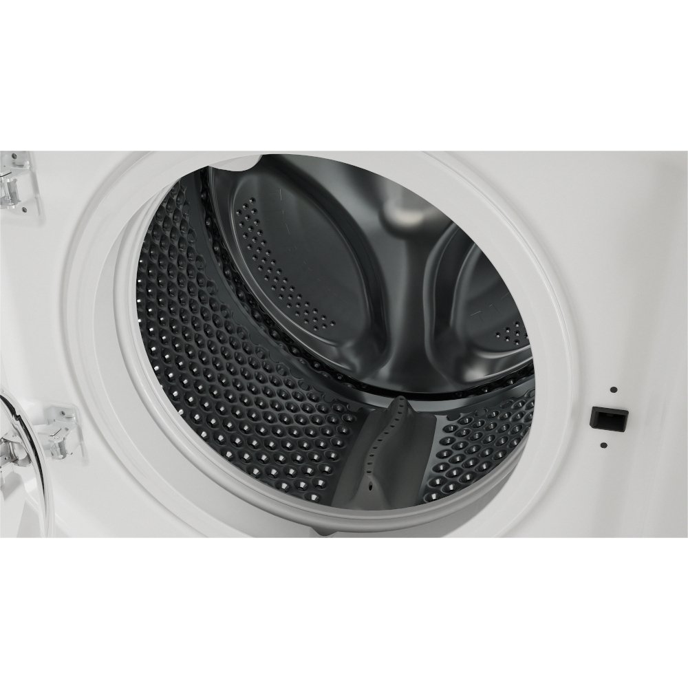 Indesit BIWMIL91485UK Integrated Washing Machine, 9kg, 1400 Spin, White ...