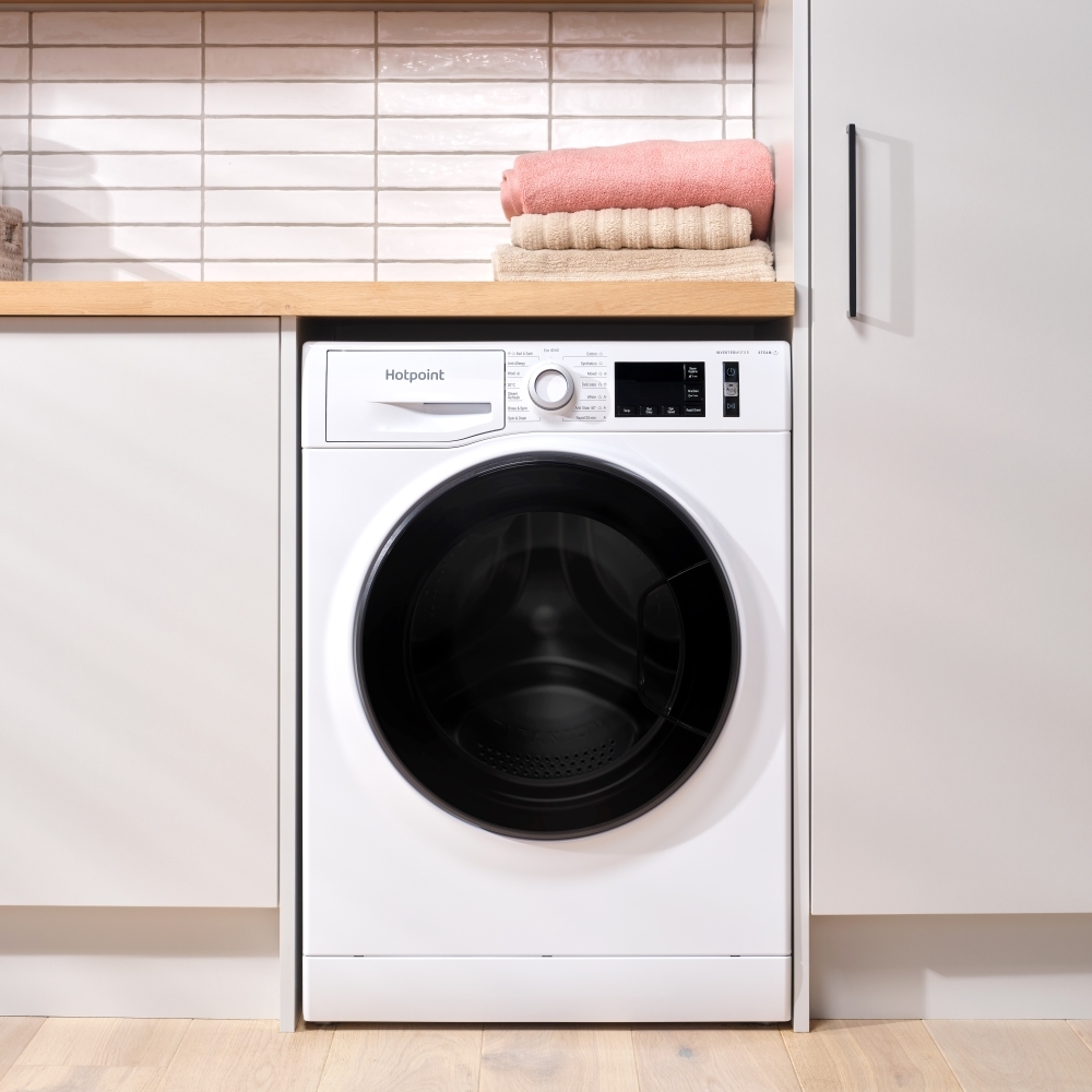 Hotpoint NM11 948 WC A UK Washing Machine, 9kg, 1400 Spin, White, A ...