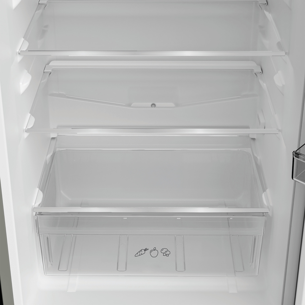 Indesit IKNH 1261 S4UK No Frost Fridge Freezer, 50/50, Silver, E Rated ...