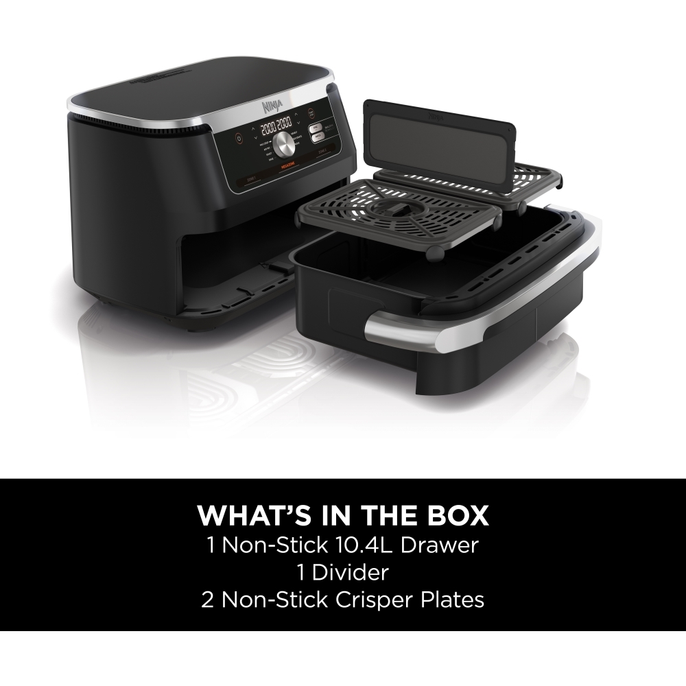 Ninja AF500UK Foodi FlexDrawer 10.4 litre Air Fryer, Black | Marks ...