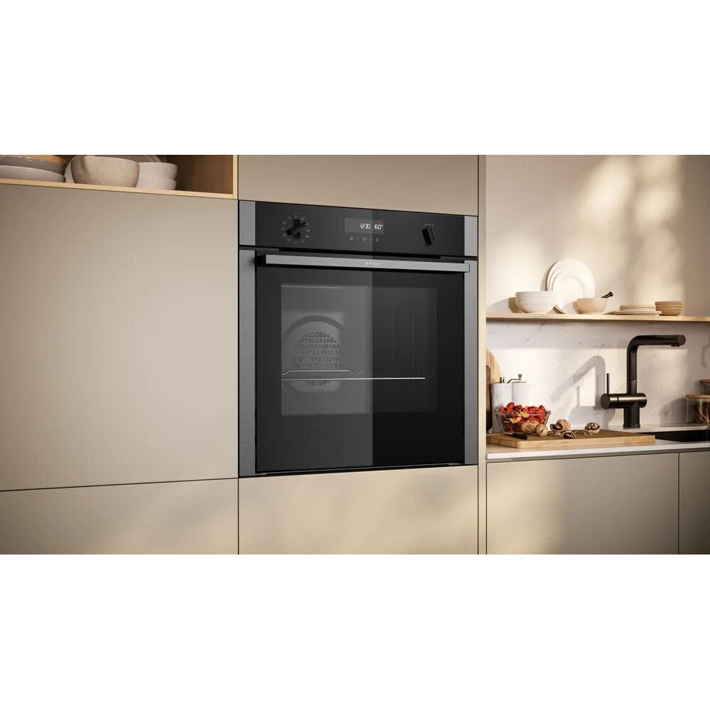 Neff B6ACH7AN7B N50 Built-In Electric Single Oven with Pyrolytic ...