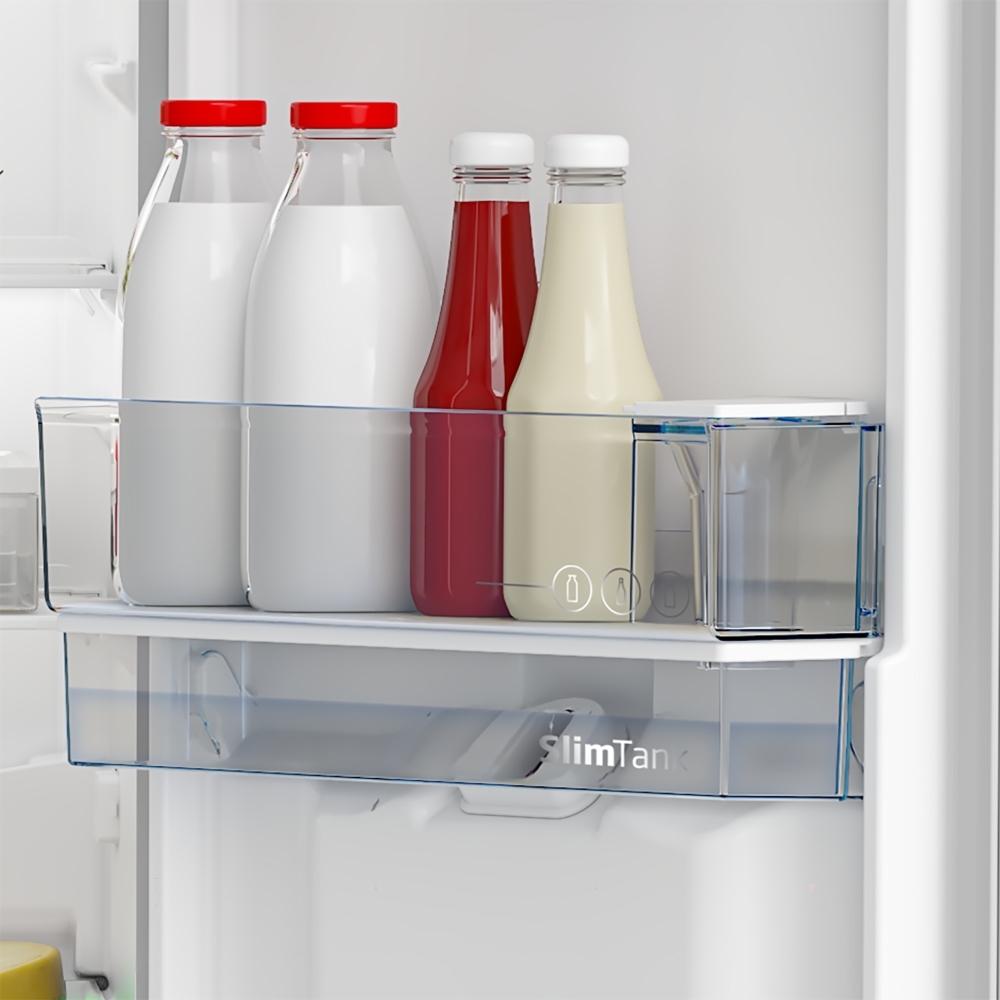 Beko CFG4582DS Frost Free Fridge Freezer, 50/50, Silver, E Rated ...