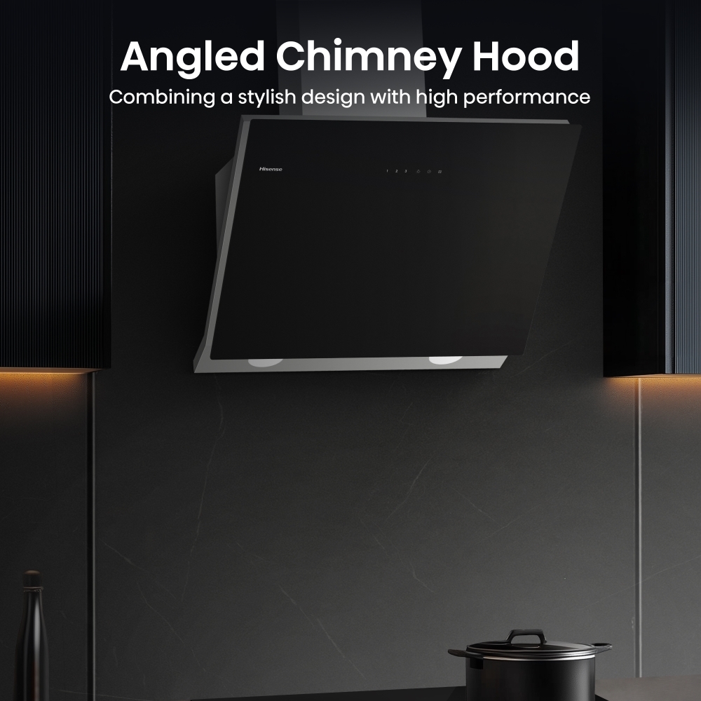 Hisense CH6IN14BXBUK 60cm Chimney Cooker Hood, Black, A Rated | Marks ...