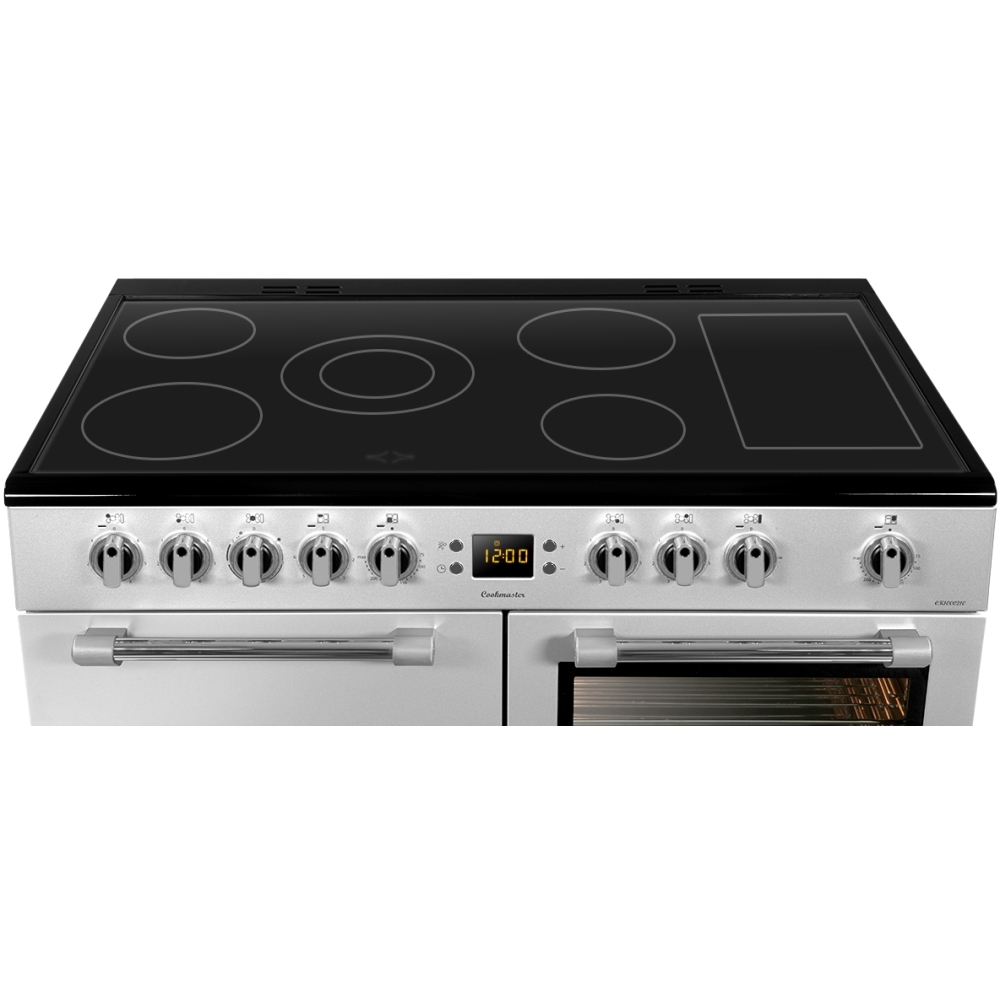 Leisure CK100C210S Cookmaster 100cm Ceramic Range Cooker, Silver, A ...
