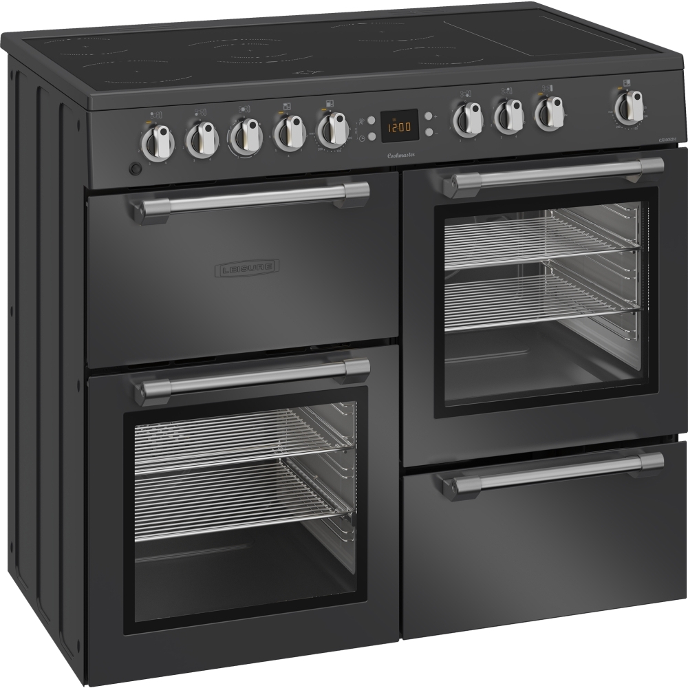 Leisure CK100C210T Cookmaster 100cm Ceramic Range Cooker, Grey, A Rated ...