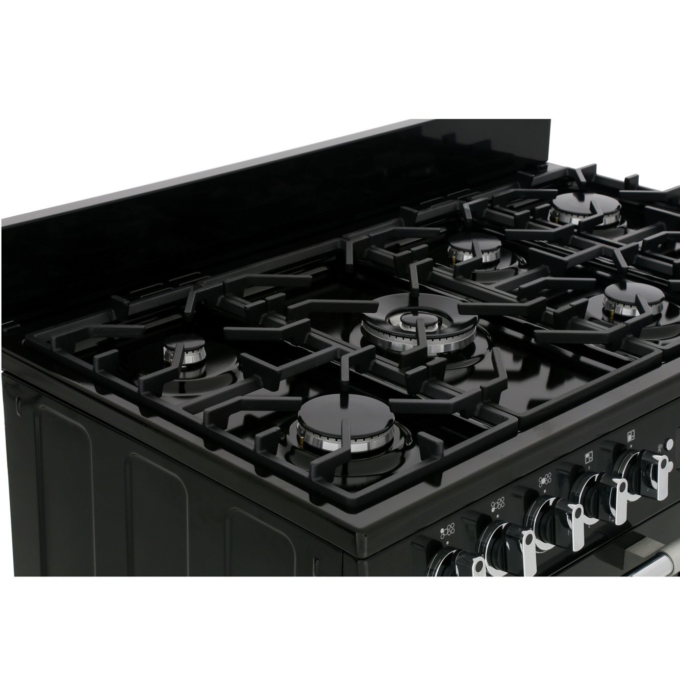 Leisure CK100F232K Cookmaster 100cm Dual Fuel Range Cooker, Black, A ...