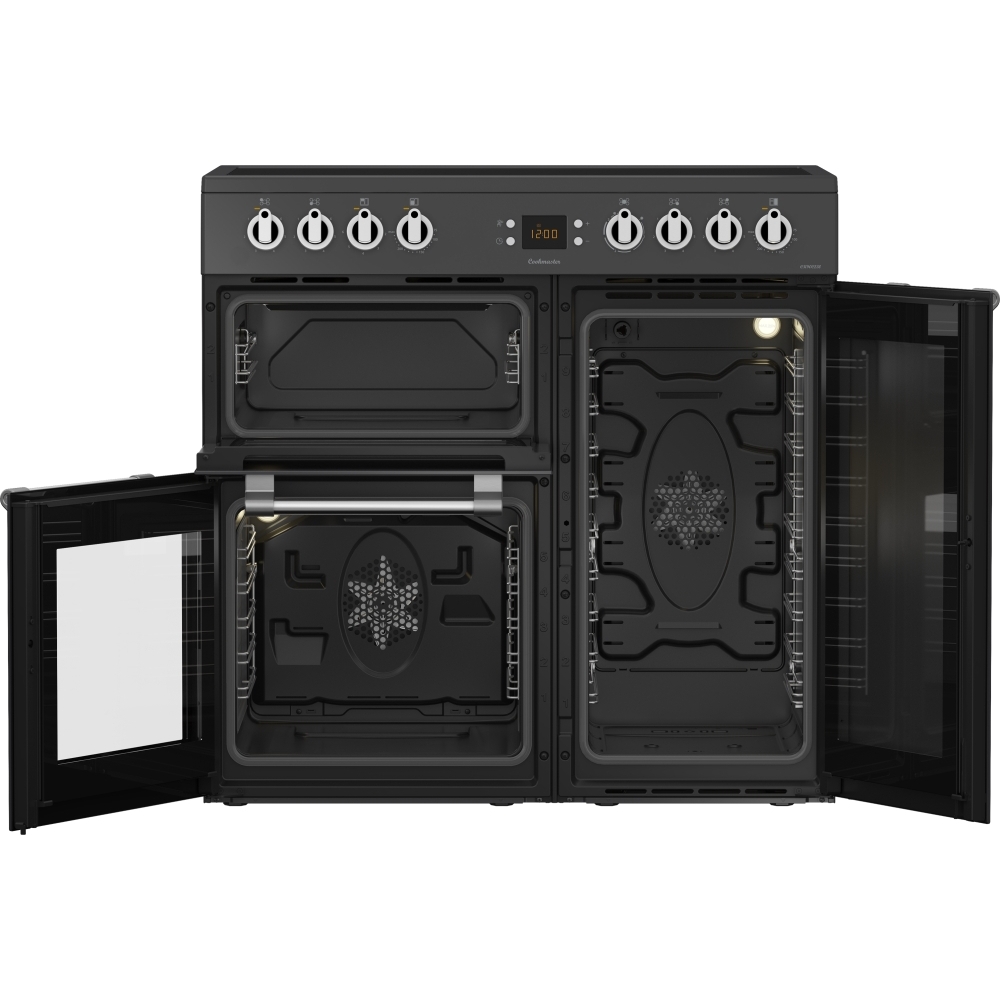 Leisure CK90C230T Cookmaster 90cm Ceramic Range Cooker, Grey, A Rated ...