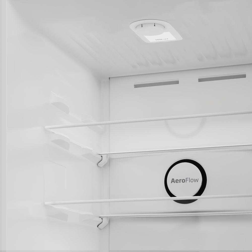 Beko CNG4692S No Frost Fridge Freezer, 50/50, Silver, E Rated | Marks ...