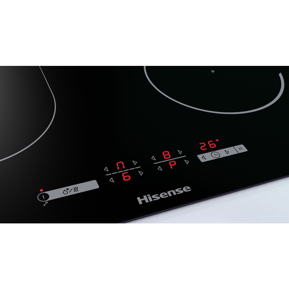 Hisense E6432C 60cm Ceramic Hob, Black | Marks Electrical
