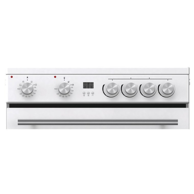 Hisense HDE3211BWUK Ceramic Electric Cooker with Double Oven, White, A ...