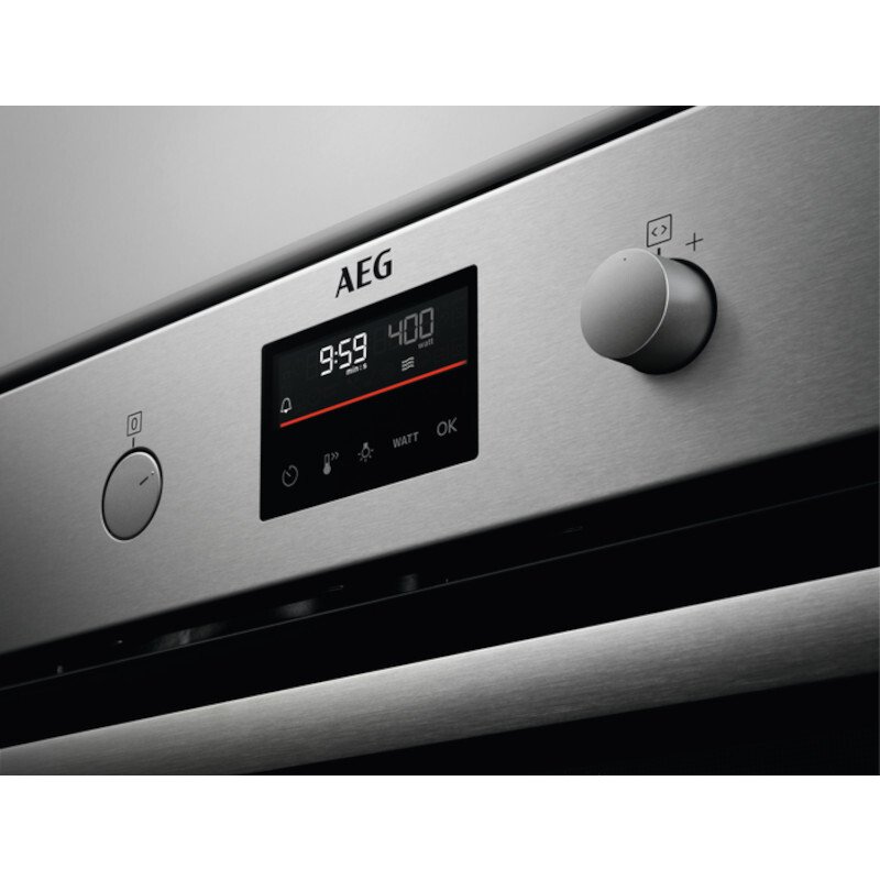 AEG KMK365060M Built-In Combination Microwave Oven, Stainless Steel ...